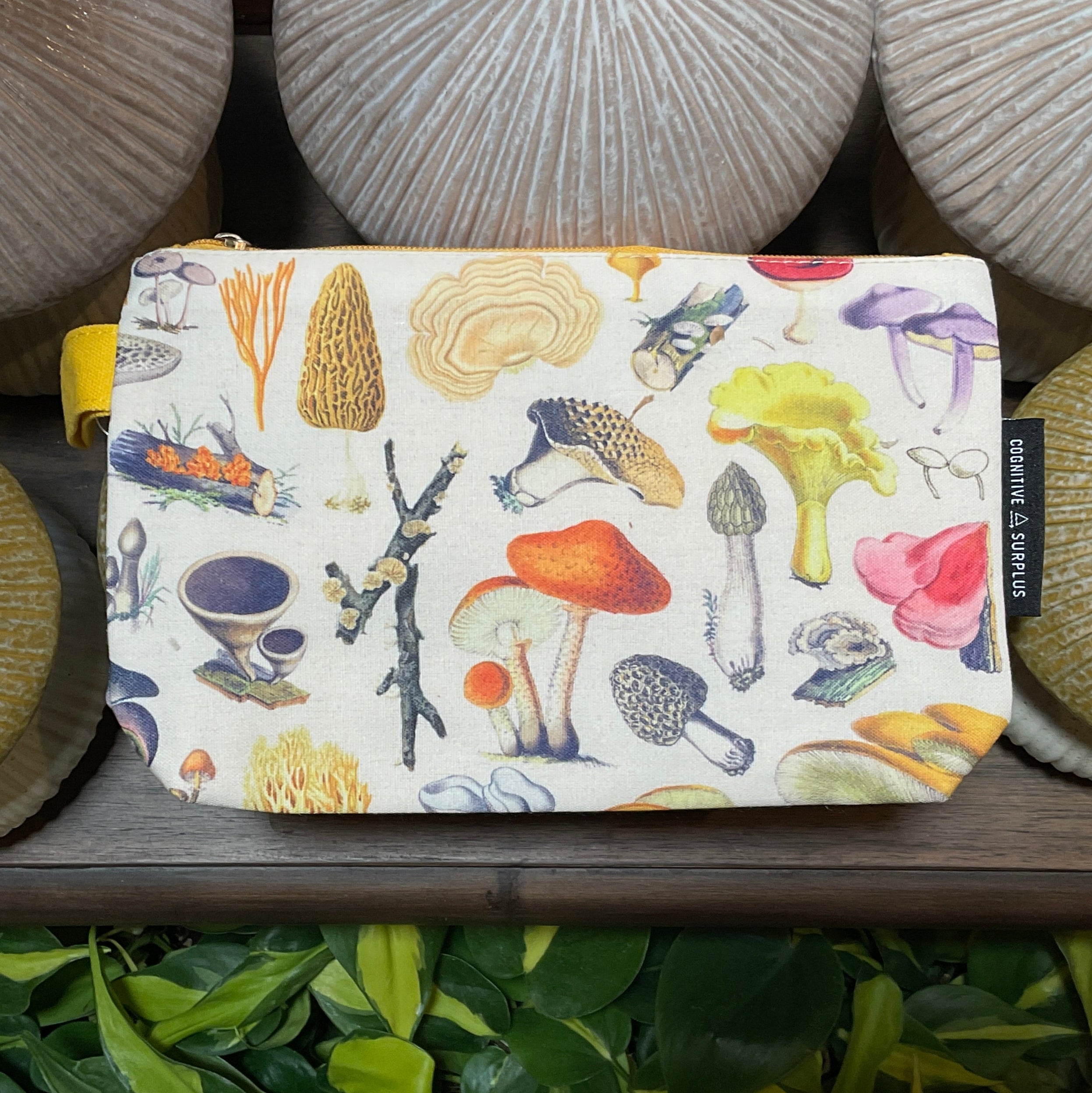 Woodland Mushroom Zip Pouch