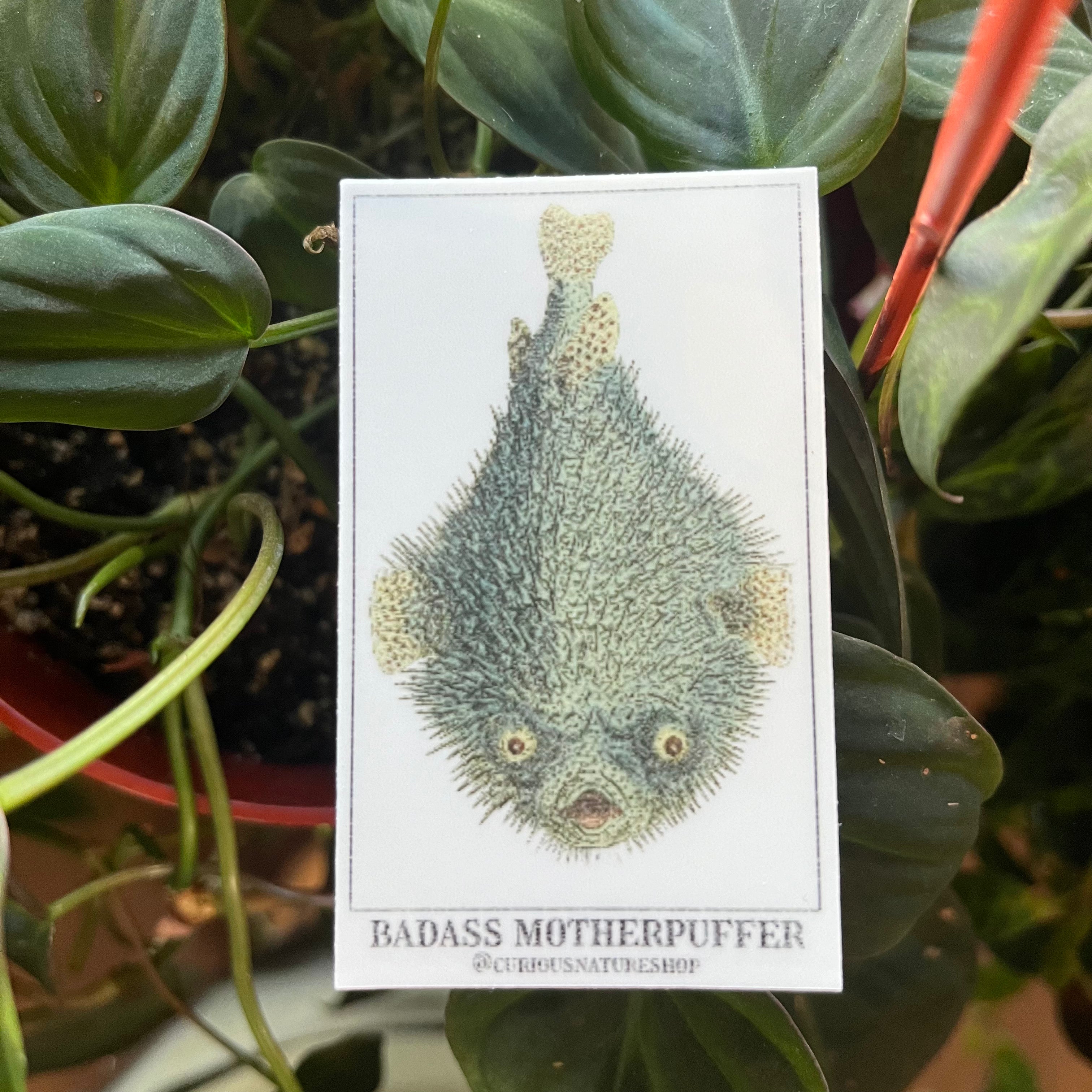 Badass Motherpuffer Sticker