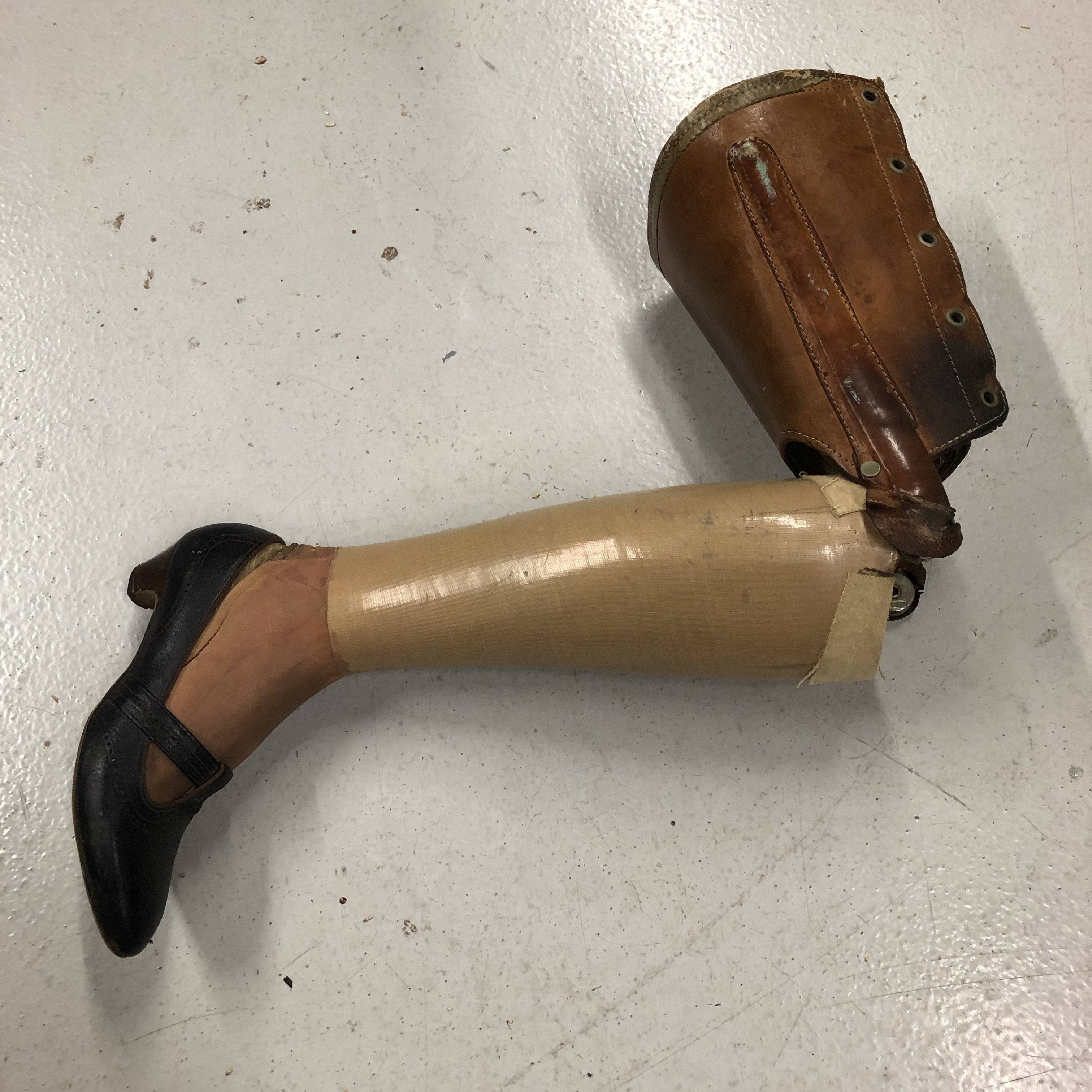 Antique Prosthetic Woman’s Leg